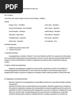 Halimbawa NG Agenda | PDF