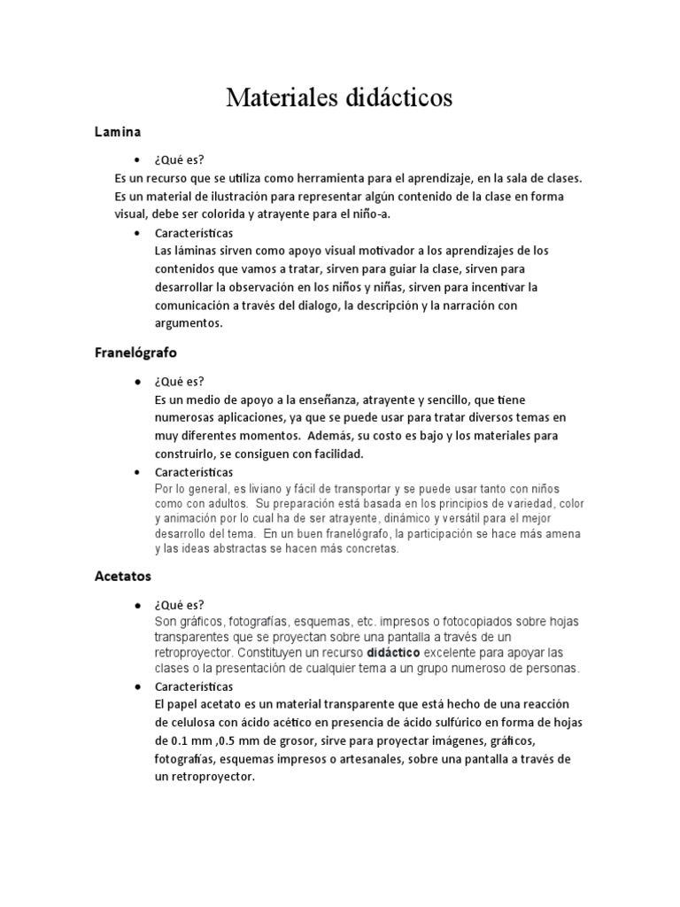 Materiales Didacticos | PDF | Collage | Periódicos