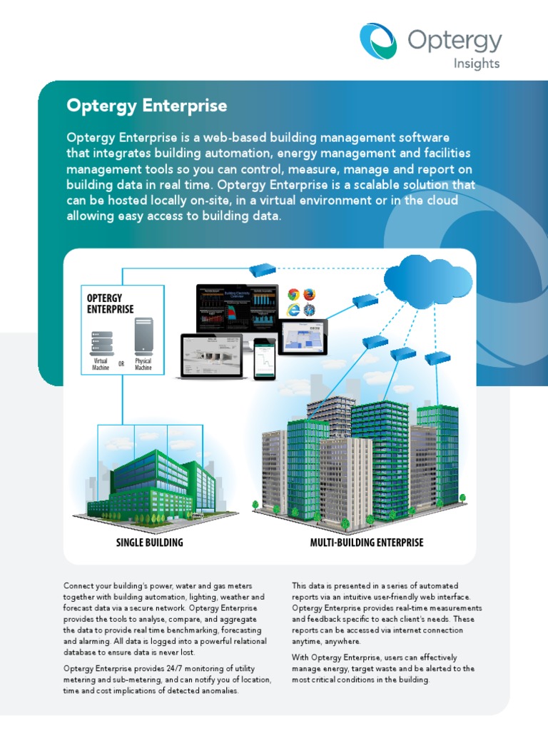 Optergy Enterprise Datasheet Rev7 LS | PDF | Building Automation ...