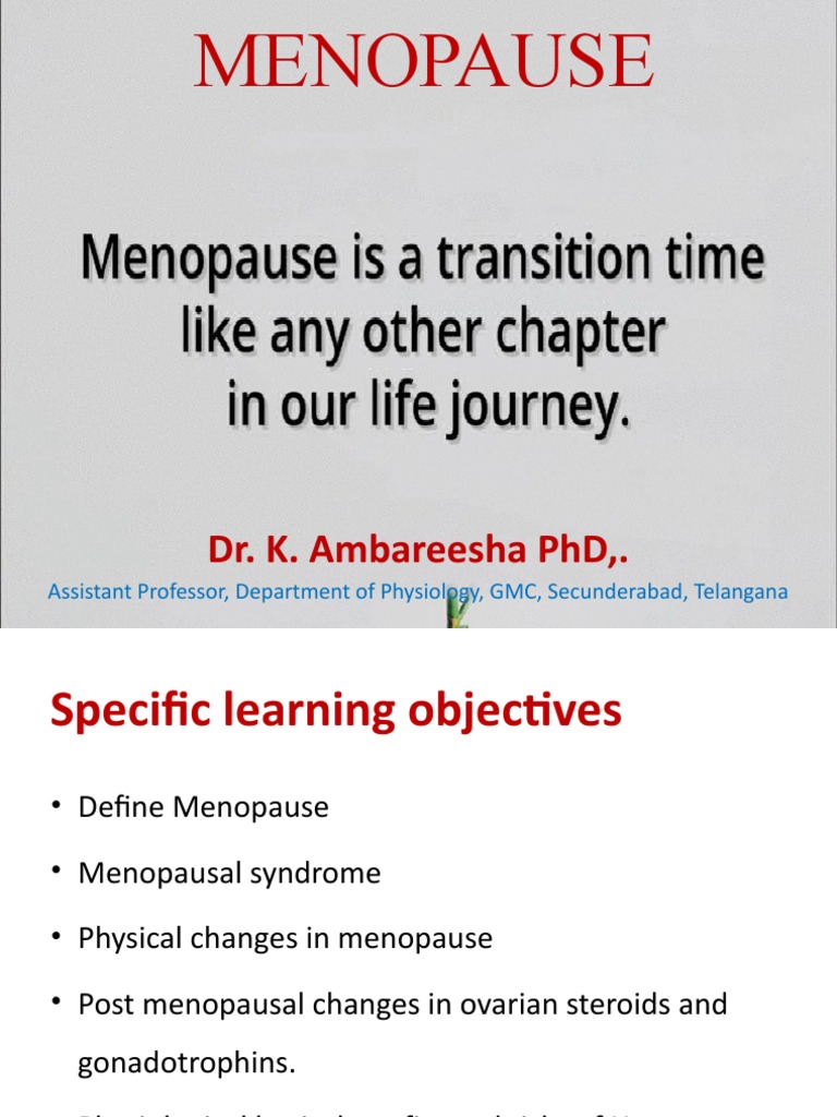 Menopause | PDF | Menstrual Cycle | Menopause