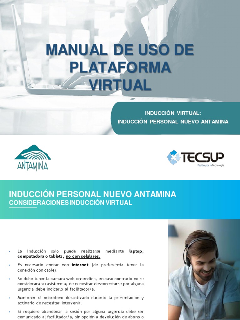 Manual de Usuario Plataforma Virtual PDF | PDF | Informática