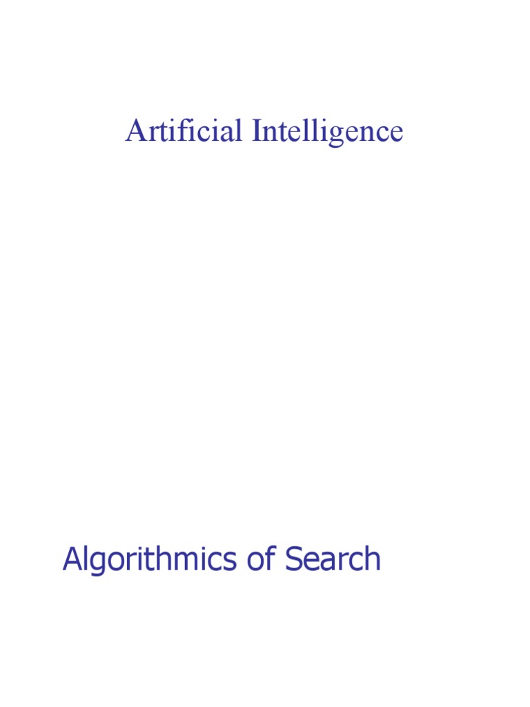 Algorithmics of Search and Classes of Search | PDF | Computer Science ...