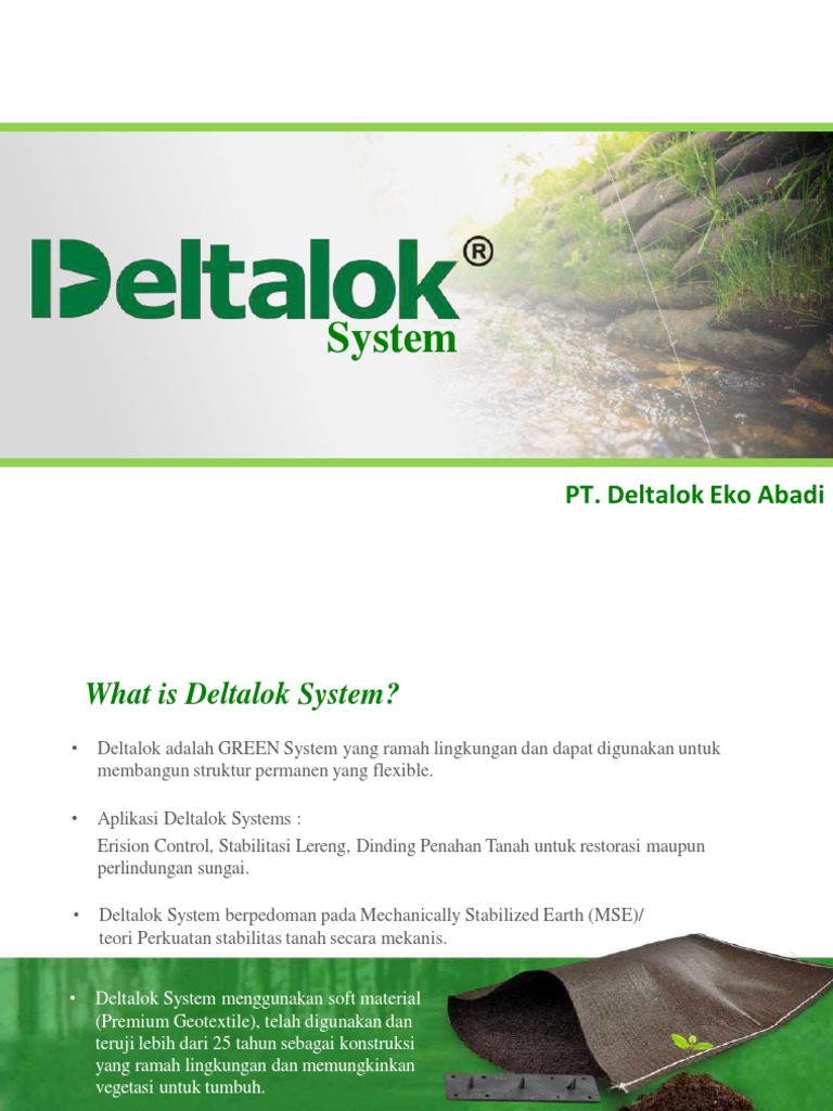 Deltalok Green Infrastructure System | PDF
