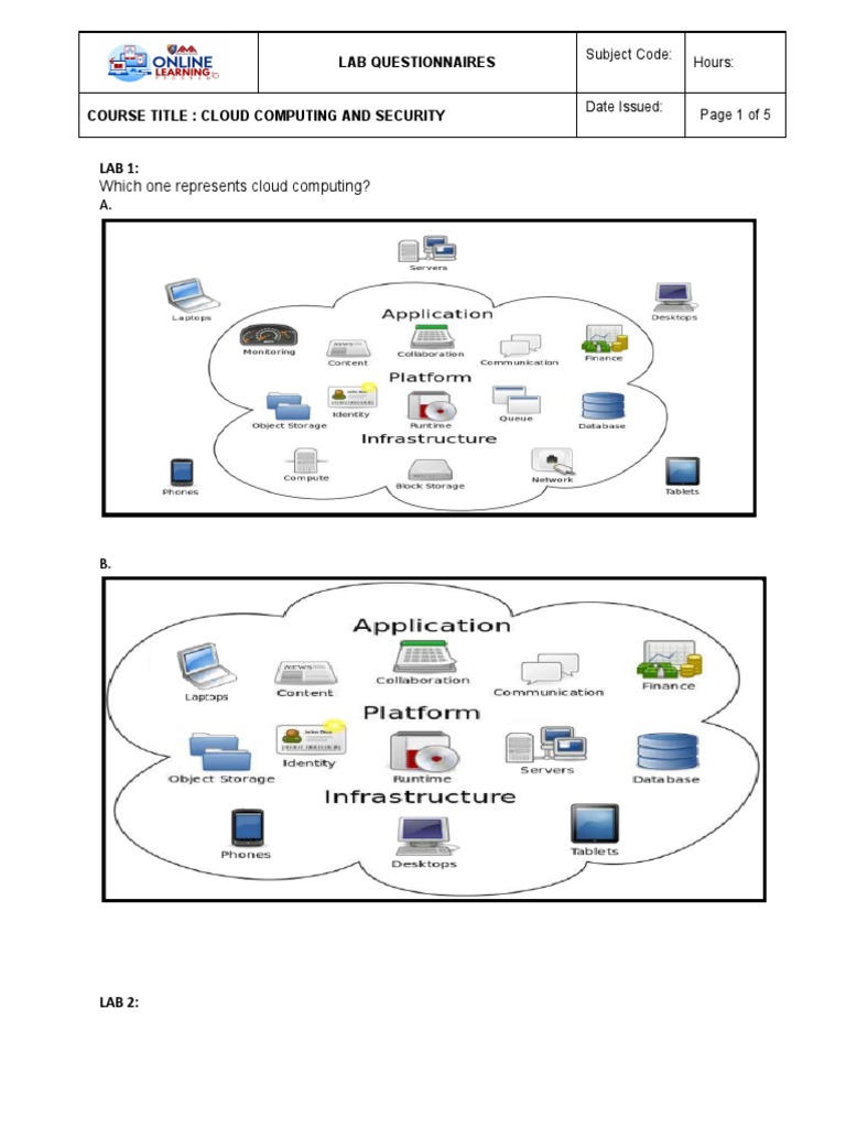 Cloud Computing and Security Lab | PDF | Computers | Technology ...
