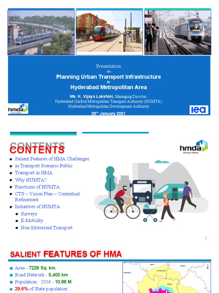 Hyderabad Planning Urban Transport Infrastructure | Download Free PDF ...