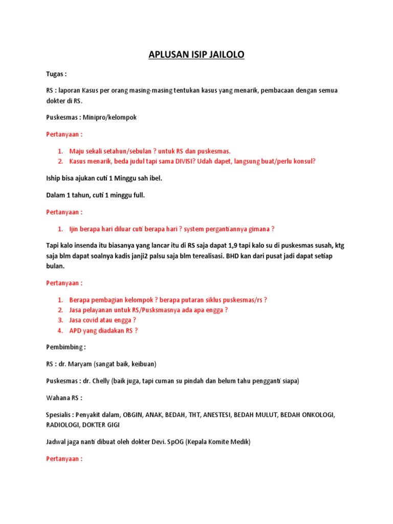 Aplusan Isip Jailolo | PDF