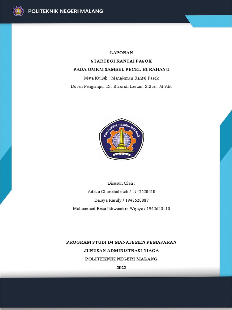 Kelompok 1 Rantai Pasok | PDF