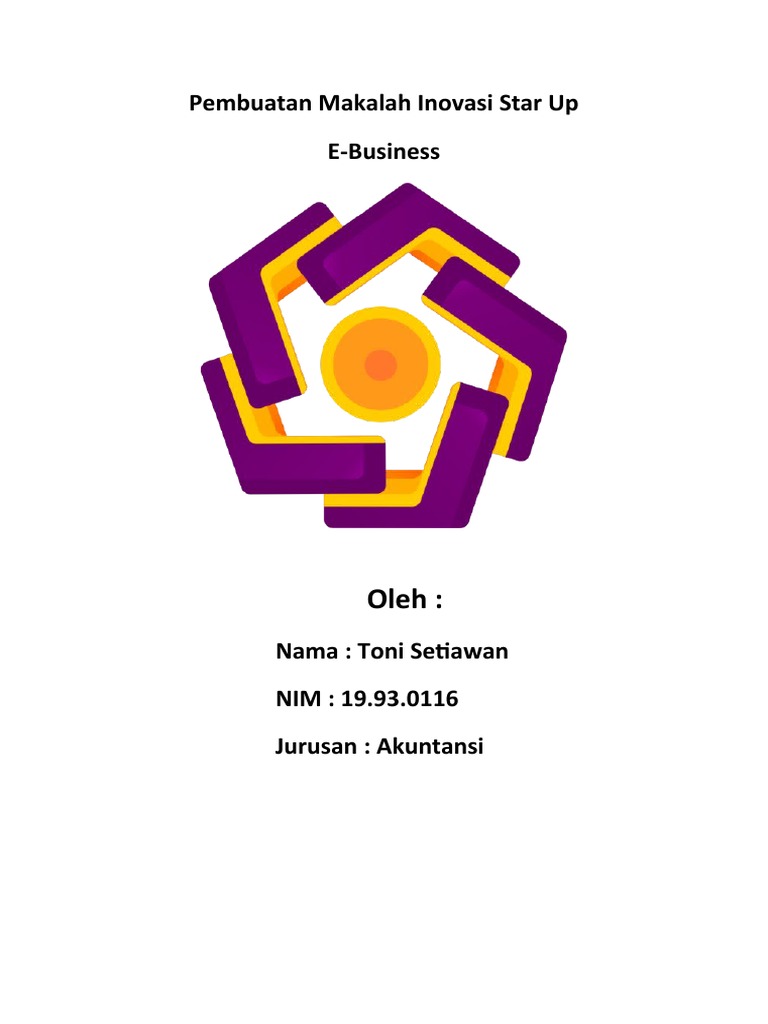 Tugas Proposal Ide Start Up | PDF