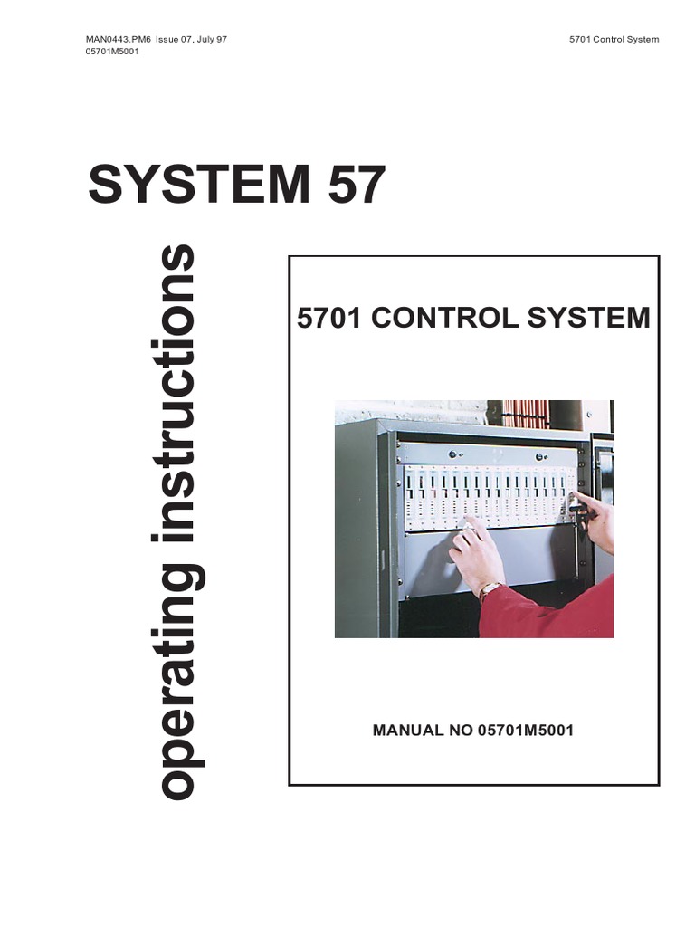 5701 Control System | PDF
