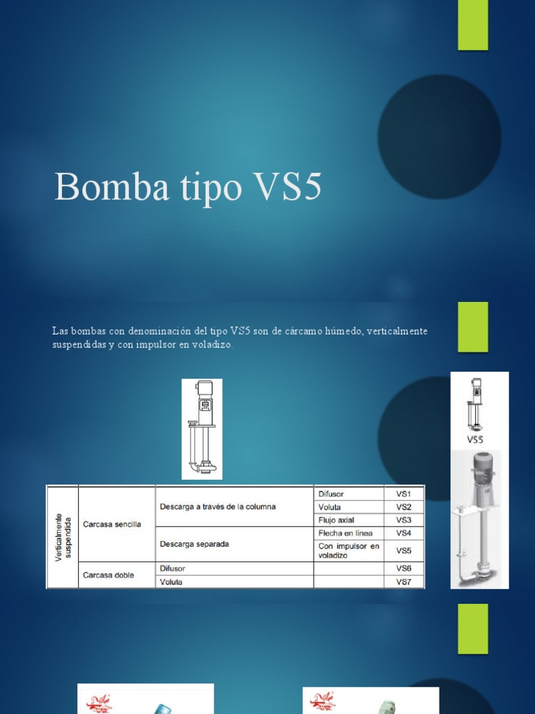 Bomba Tipo VS5 | PDF