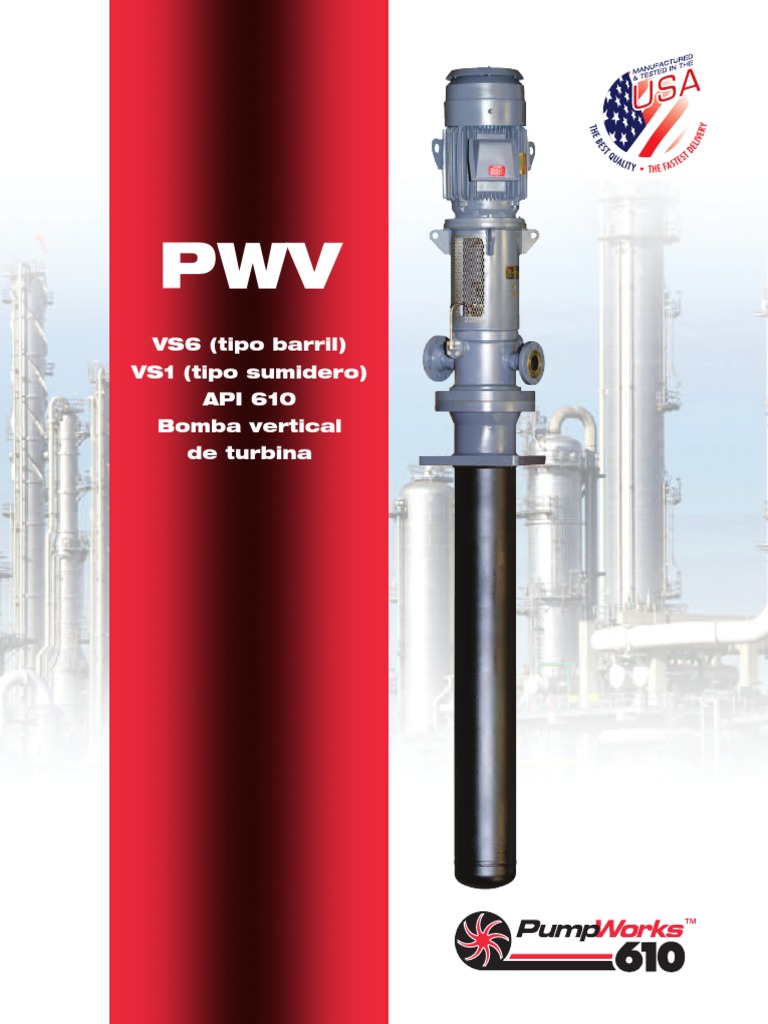 PW610 PWV Spanish 2014 r2 | PDF | Bomba | Materiales