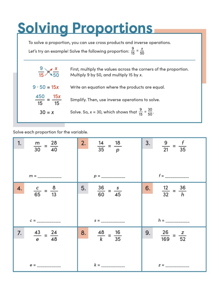 Lesson 7.6.3 Proportions | PDF | Speed | Ratio