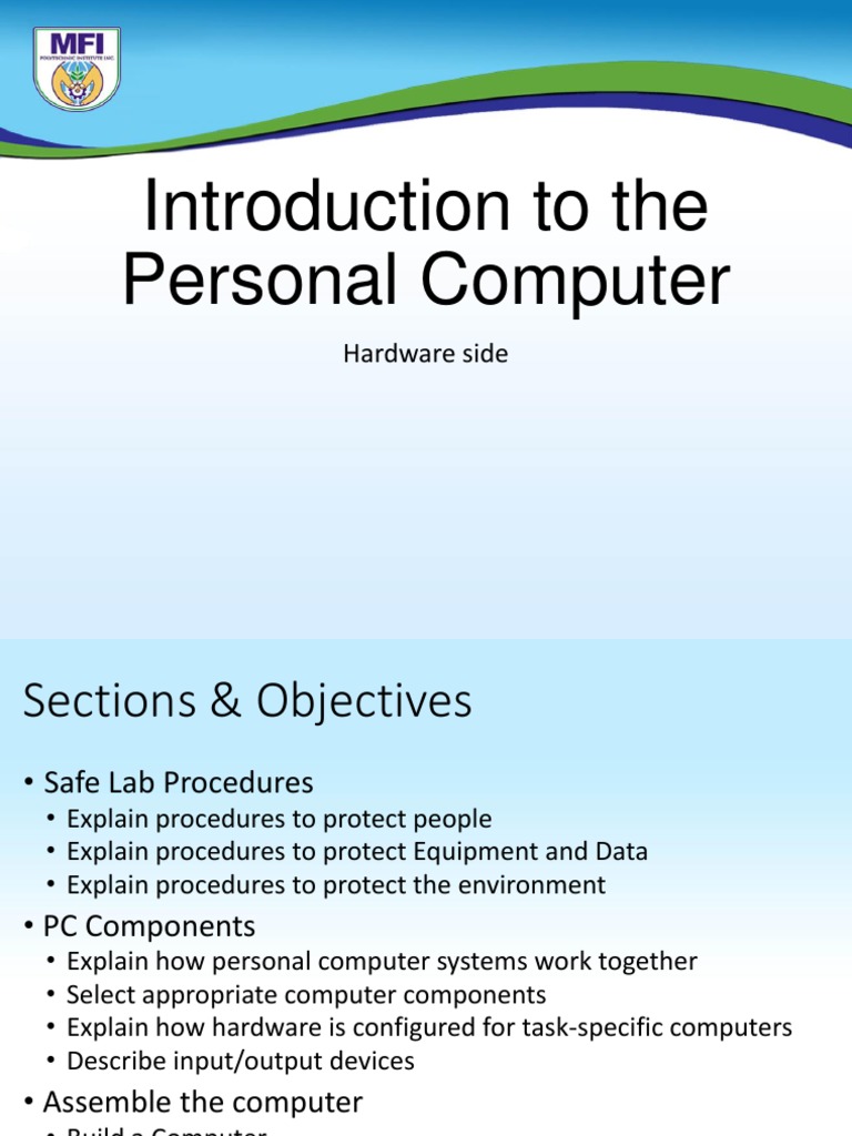 Chapter 2 Personal Computer-Hardware | PDF | Random Access Memory | Solid State Drive