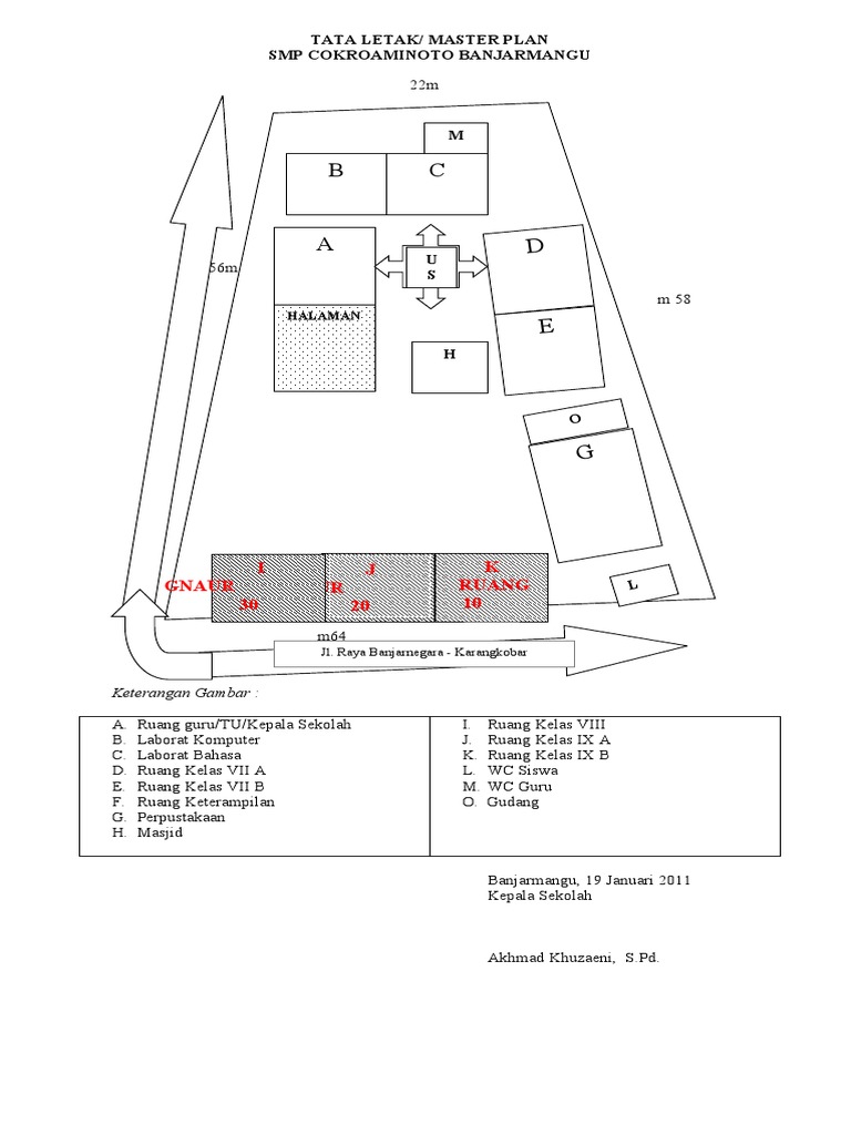 Denah Lokasi Tata Letak Bangunan | PDF