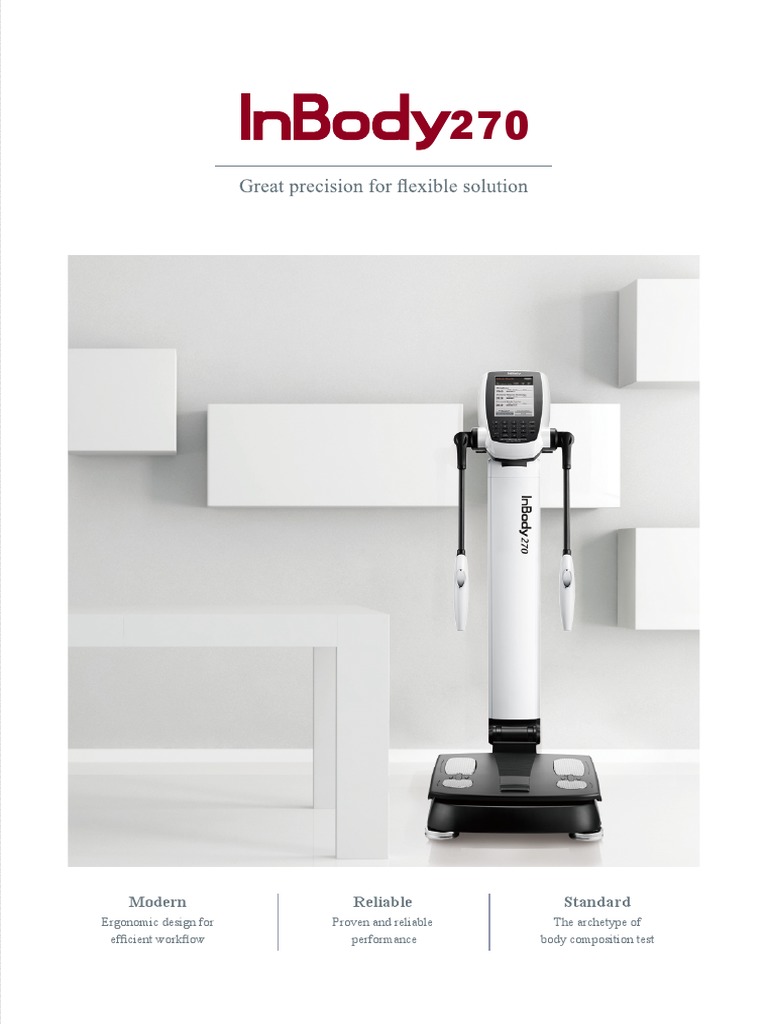 InBody270 Catalog Eng | PDF | Body Mass Index | Obesity