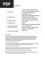 Eco Tourism Project Proposal For Grant | PDF | Sustainability ...