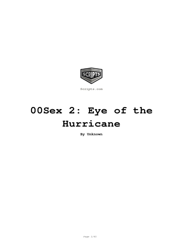00sex 2 Eye of The Hurricane | PDF