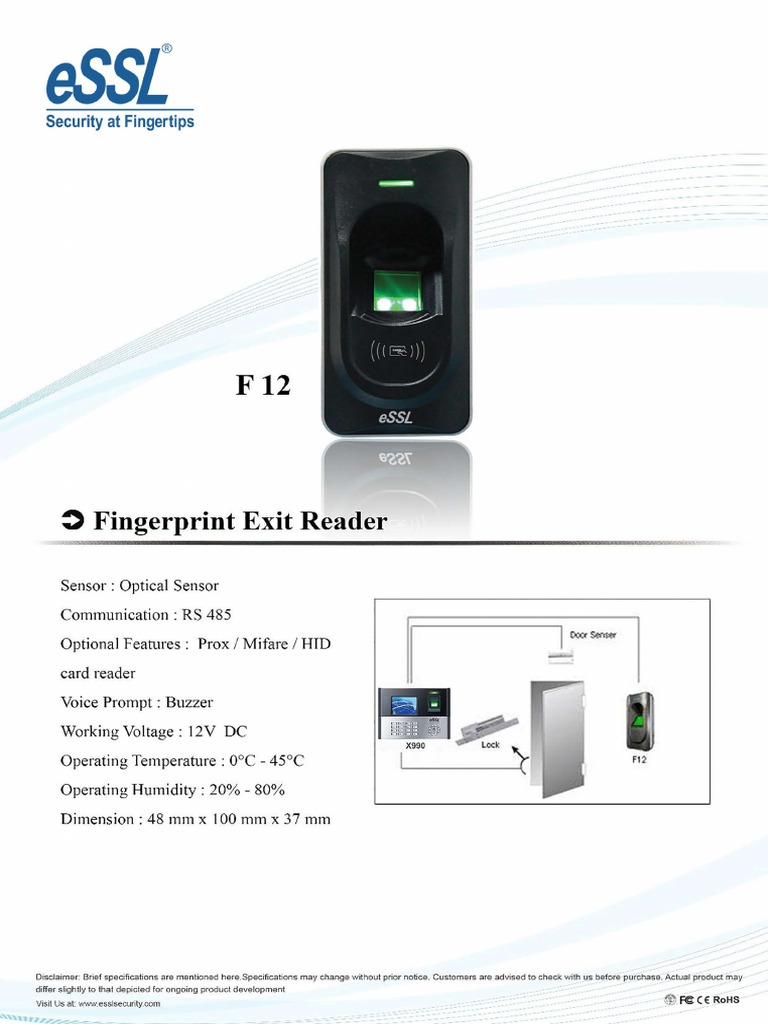 F12 Essl FR 1200 | PDF
