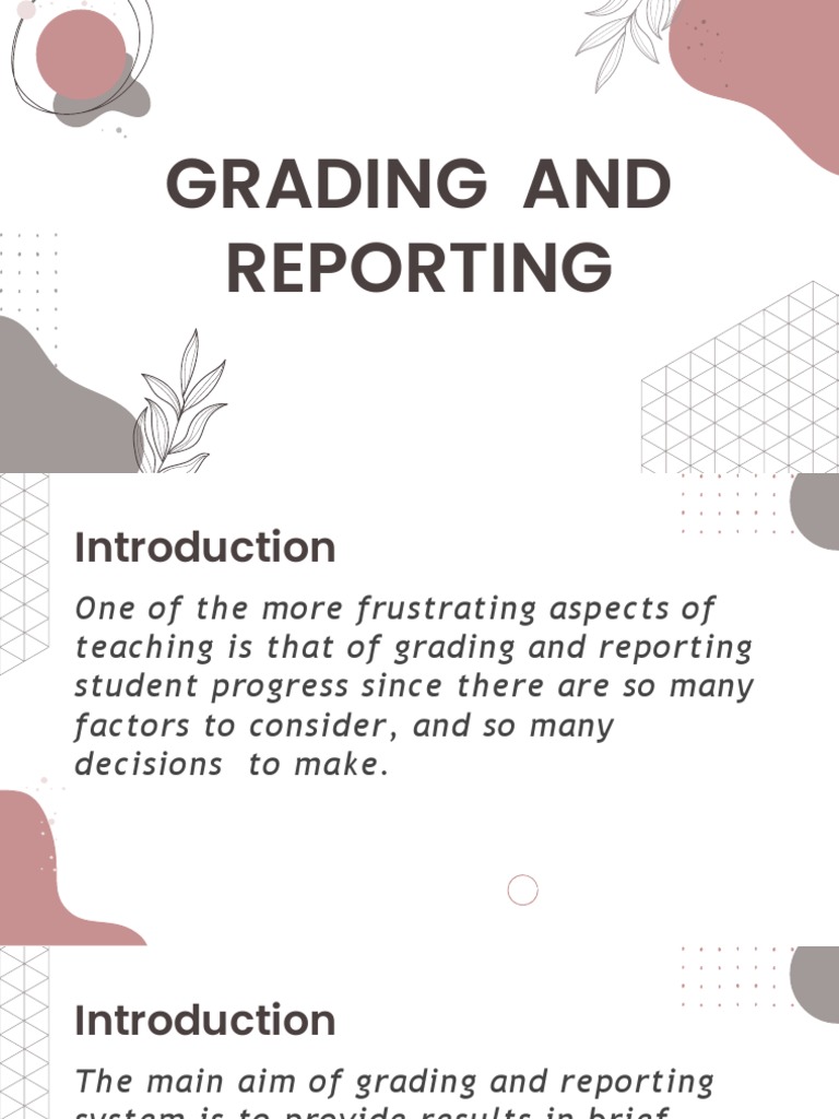 Module 13 Grading and Reporting | PDF | Educational Assessment | Cognition