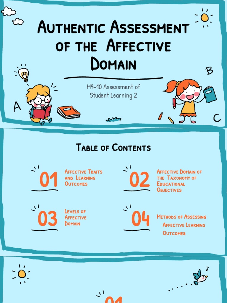 Module 9 - 10authentic Assessment of The Affective Domain - 1 | PDF