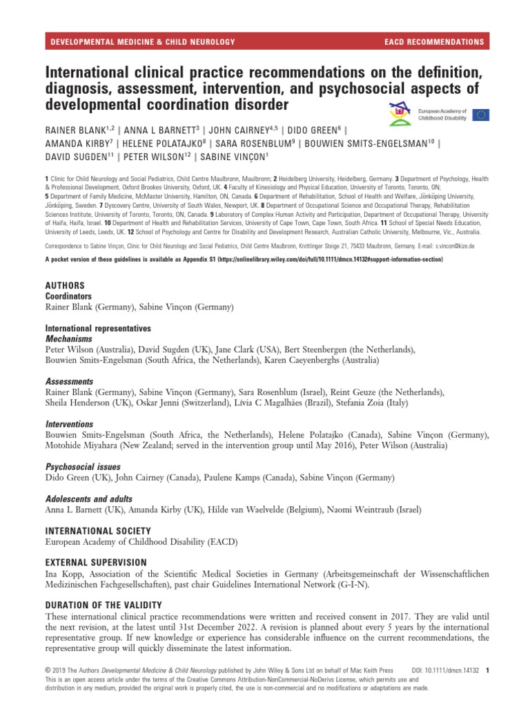 International Clinical Practice Recommendations On | PDF | Mental Disorder | Attention Deficit ...