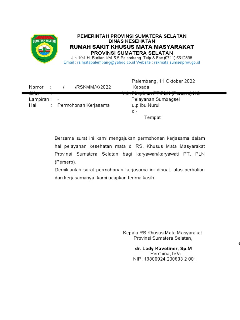Surat Permohonan Pln Pdf