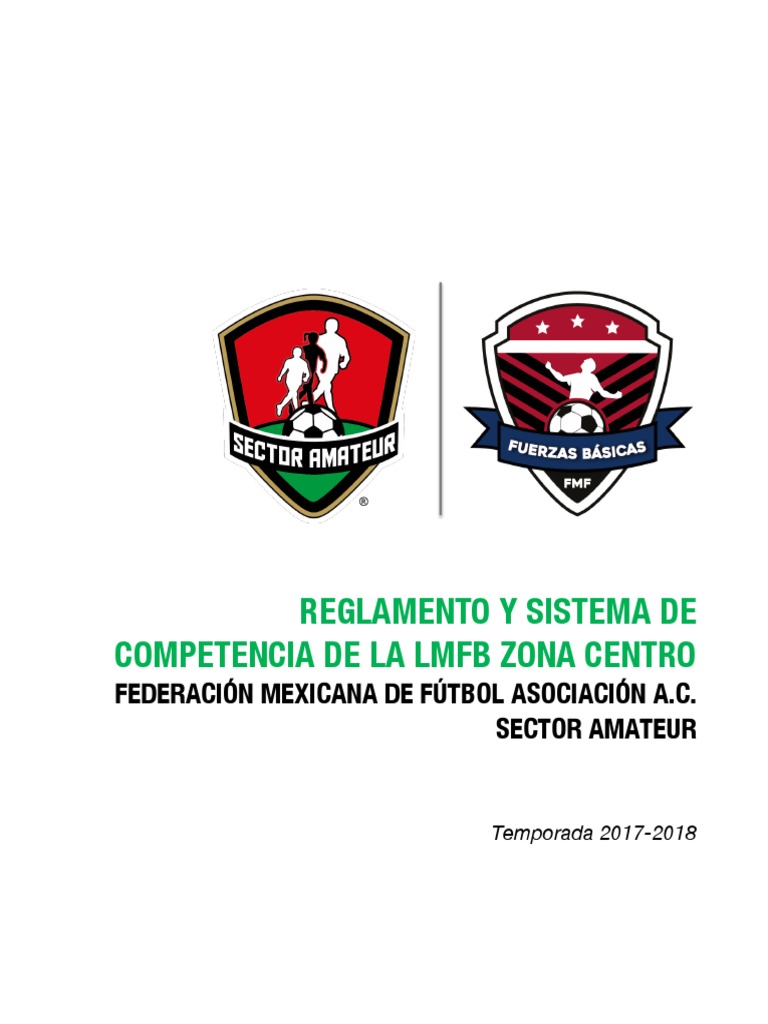 Reglamento de Competencia LMFB 2017-2018 | PDF | Árbitro | Asociación ...