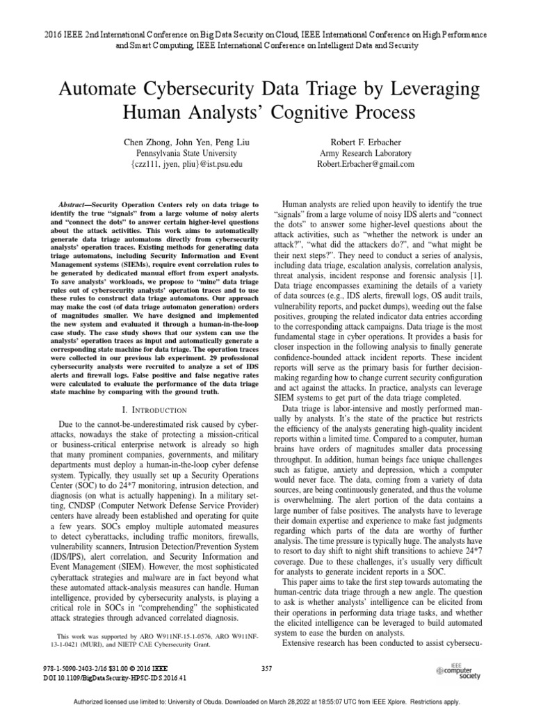 1 - A - Automate - Cybersecurity - Data - Triage - by - Leveraging ...