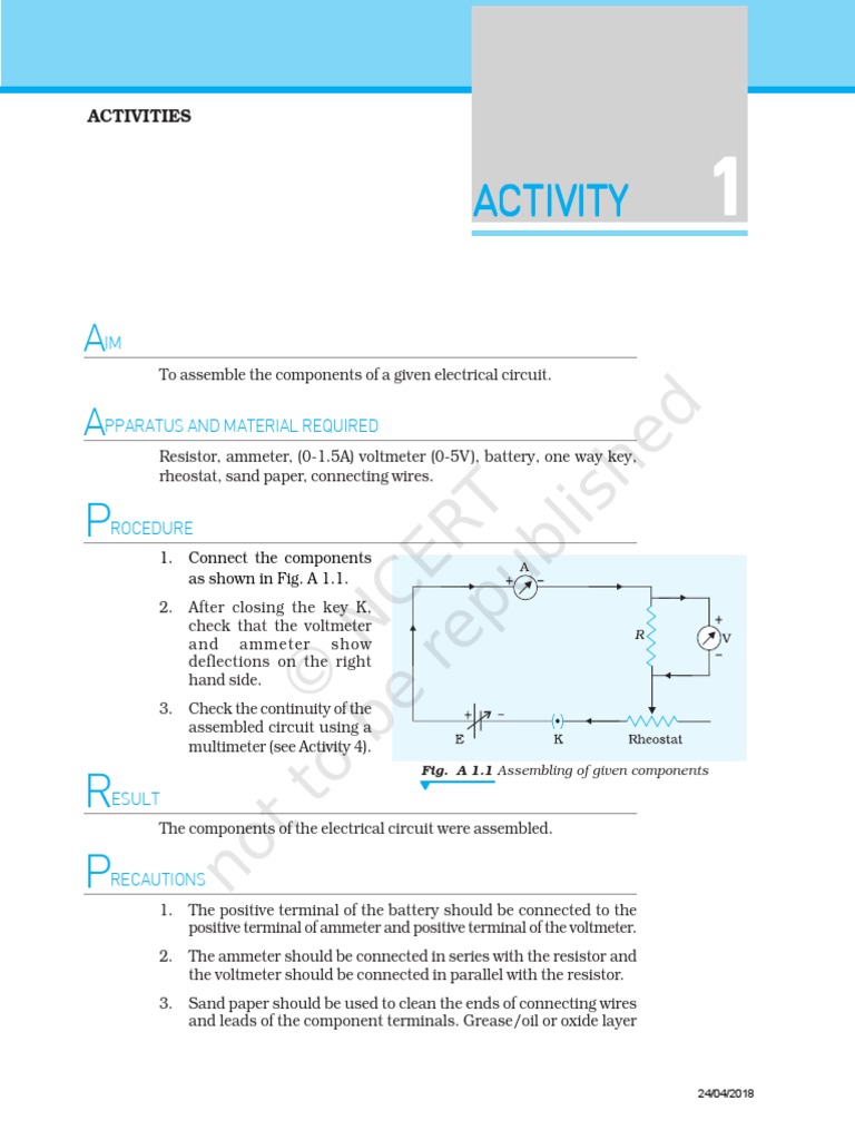 Electrical Circuit Assembly Guide | PDF | Resistor | Capacitor