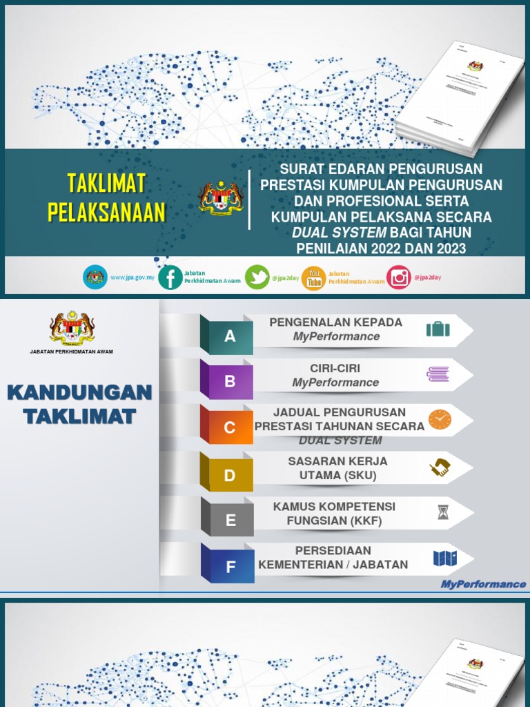 MASTER SLIDE - Taklimat MyPerformance | PDF
