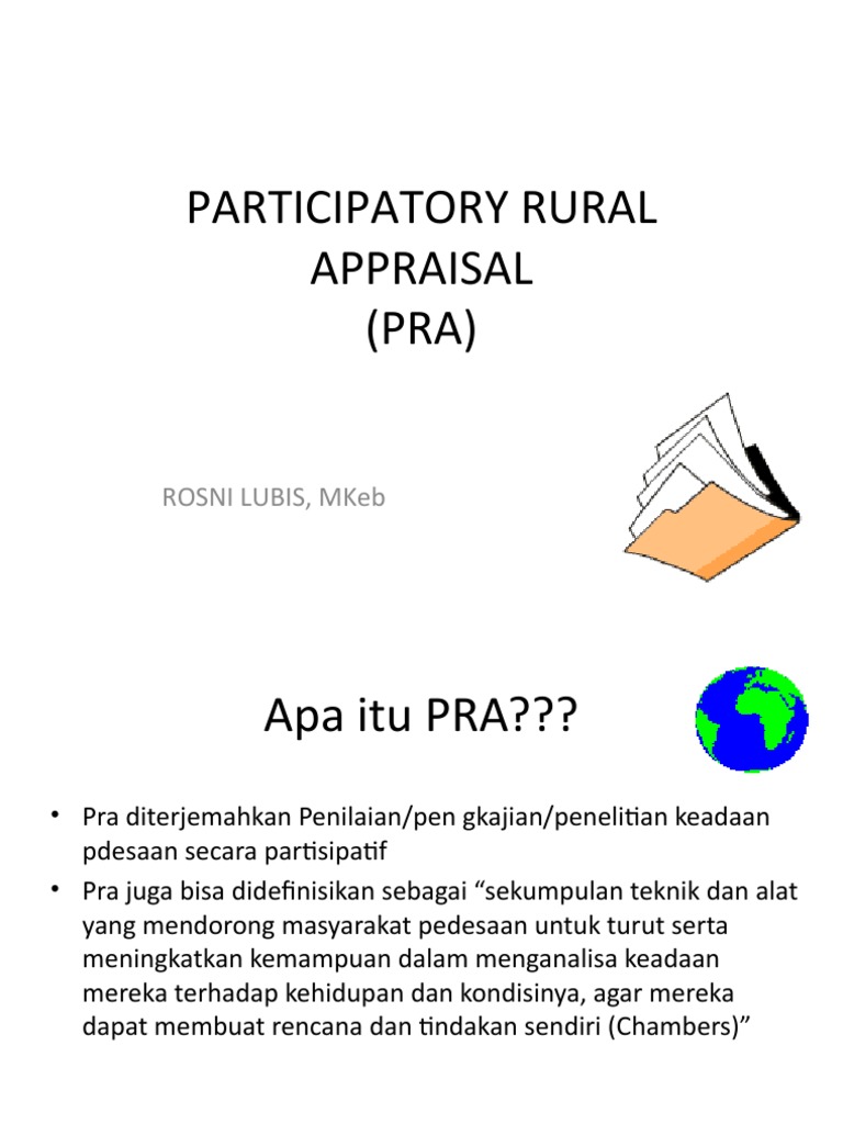 Participatory Rural Appraisal | PDF Participatory Rural Appraisal | PDF