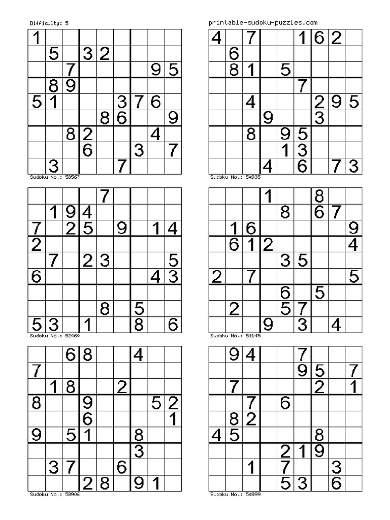 Sudoku Level 5? | PDF