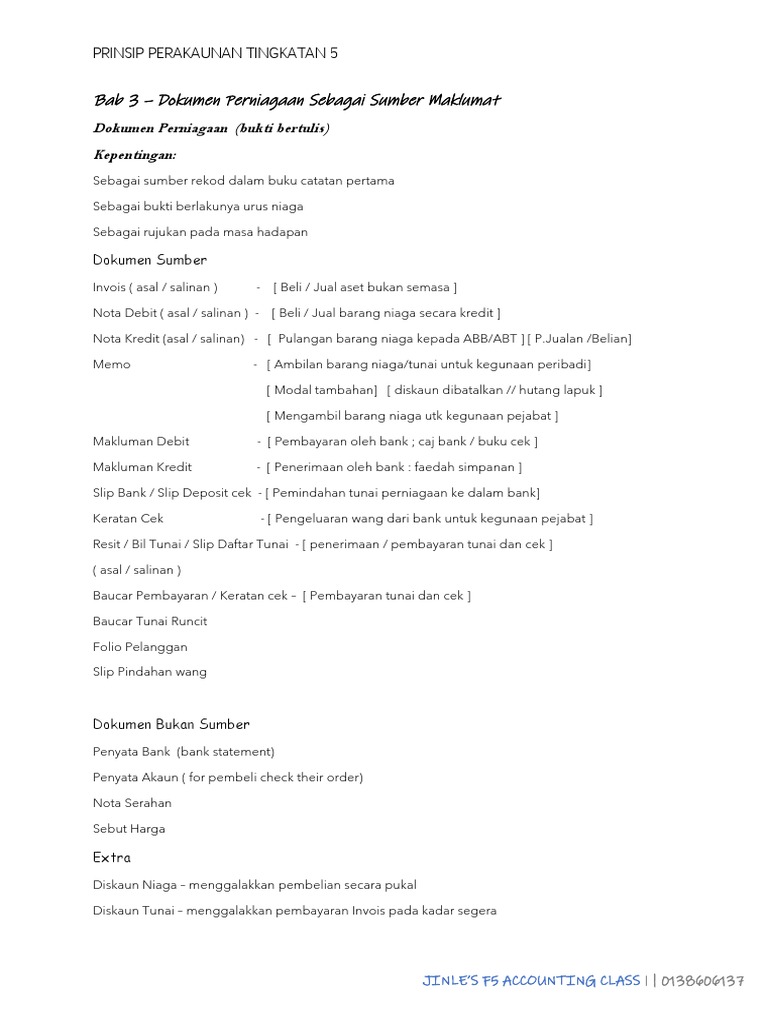 Lesson 1 Dokumen Perniagaan Dan BCP | PDF