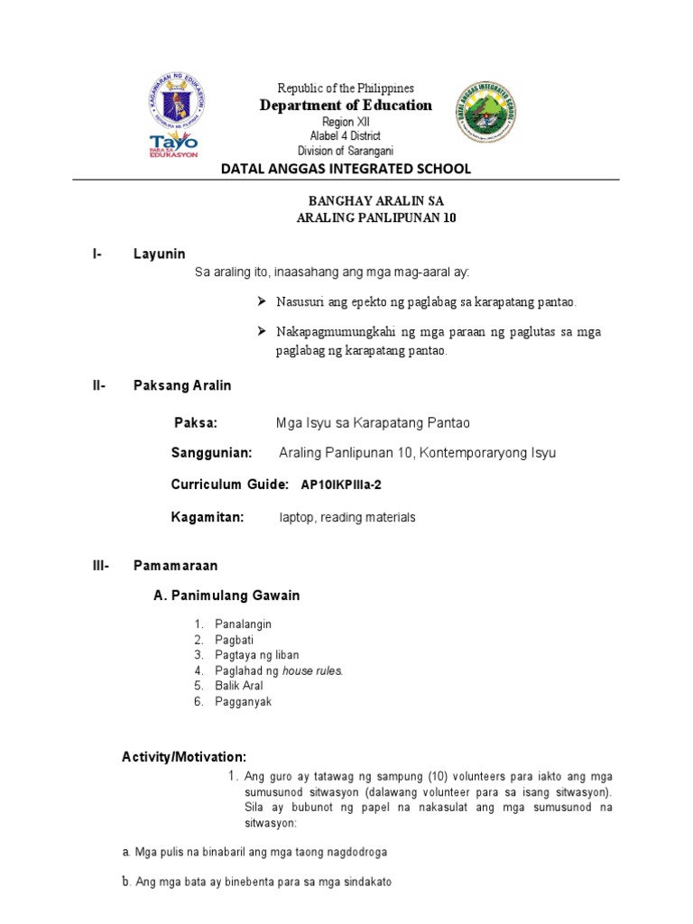 AP 10 - Quarter 1 Exam | PDF