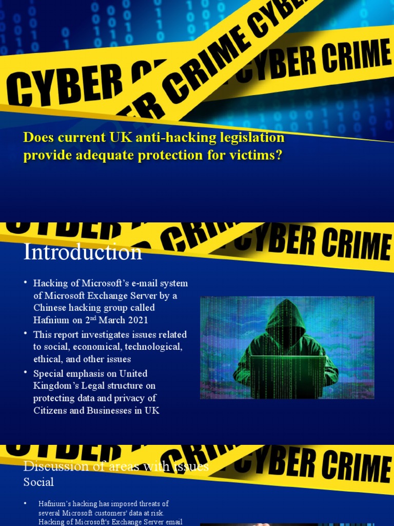 Cybercrime Template 16x9 | PDF | Cybercrime | Security