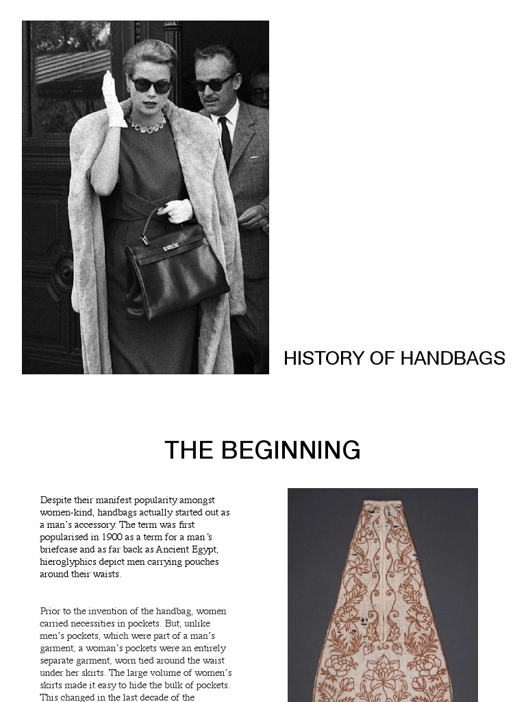 History of Handbag | PDF | Handbag | Clothing