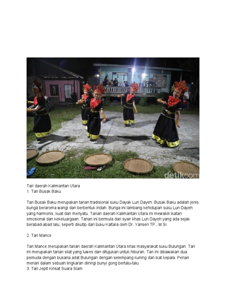 Tarian Kalimantan Utara | PDF