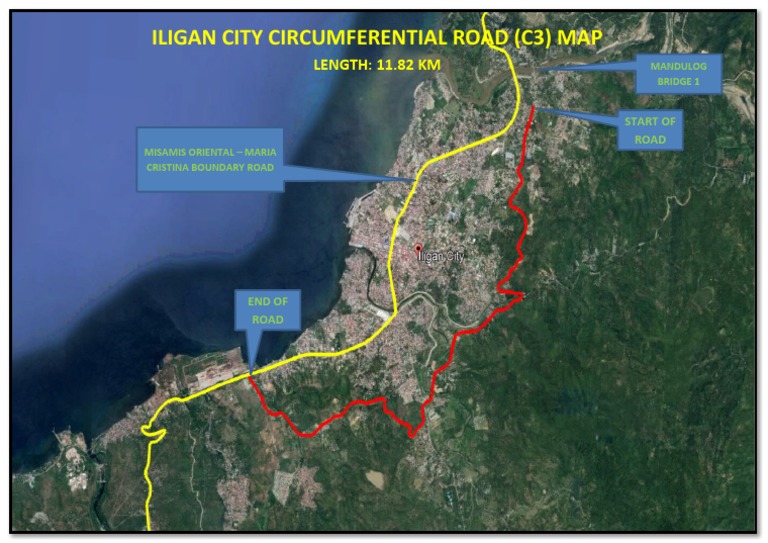 Iligan City C3 Road Map | PDF