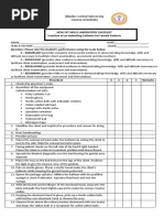 Final I. Competency-checklist-Venipuncture | PDF | Medicine | Clinical ...