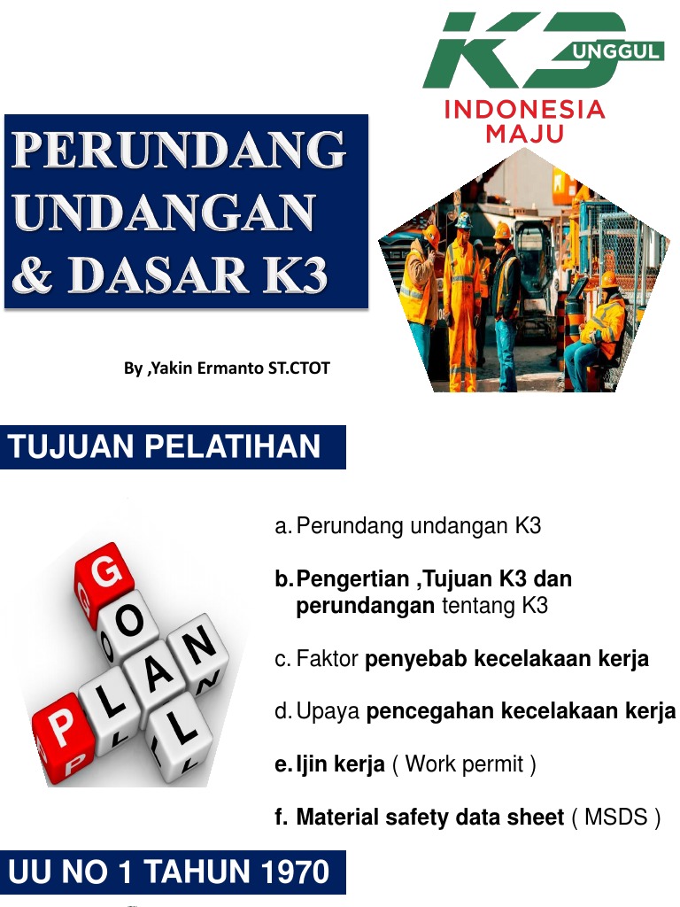 Modul Perudangan Dan Dasar Dasar K3 | PDF