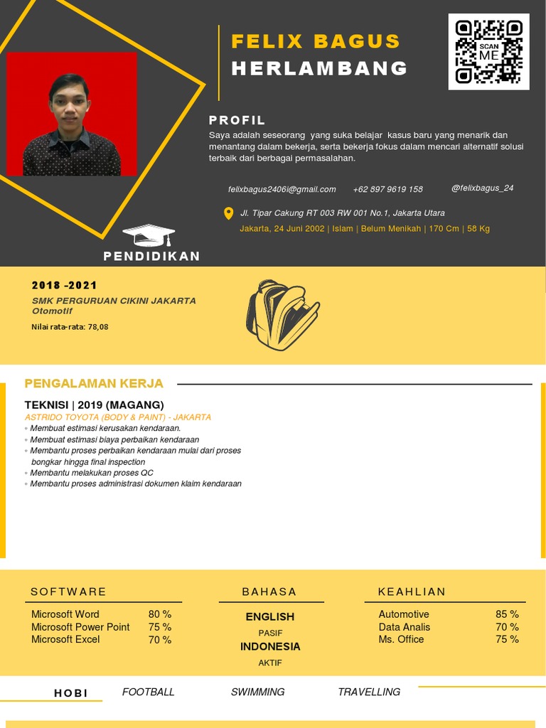 CV Felix Bagus Herlambang-1 | PDF
