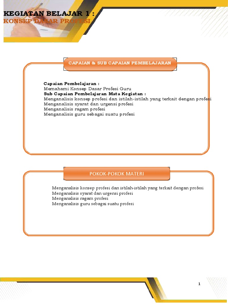 MODUL 4 - PENGEMBANGAN PROFESI GURU (Dr. Yanti Herlanti, M.PD.) | PDF