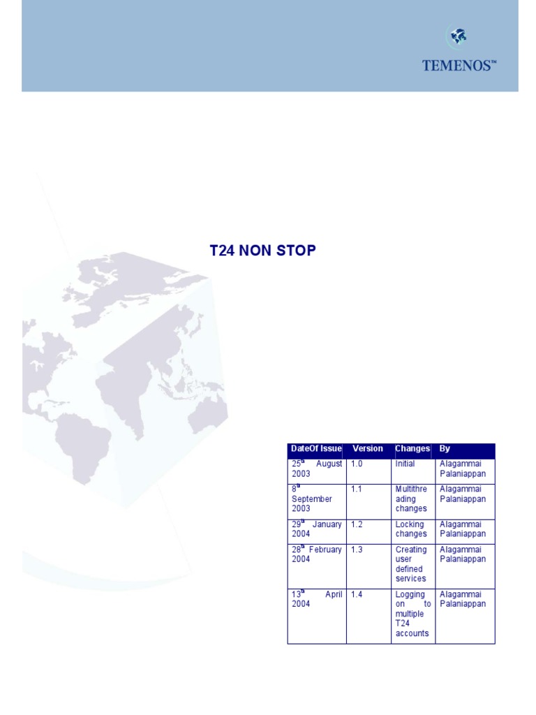 T24 Non Stop: Technical Guide | PDF | World Wide Web | Internet & Web