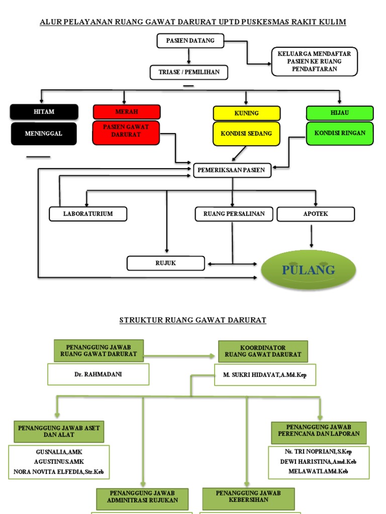 Alur Pelayanan Ruang Gawat Darurat | PDF