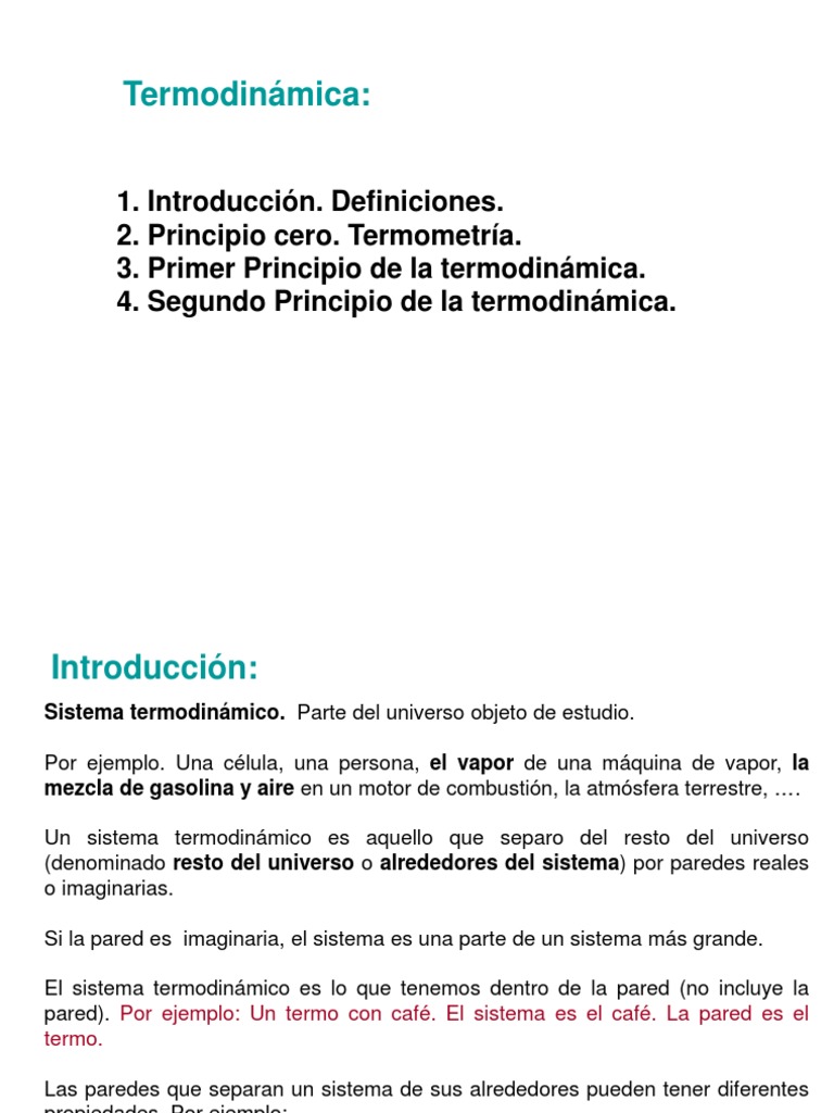 Termodinámica Curs 2014 | PDF | Termodinámica | Temperatura