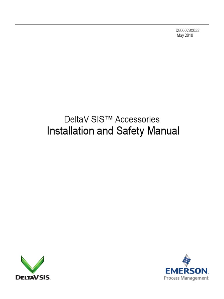 DeltaV SIS Accessories Installation and Safety Manual | Download Free PDF | Relay | Switch