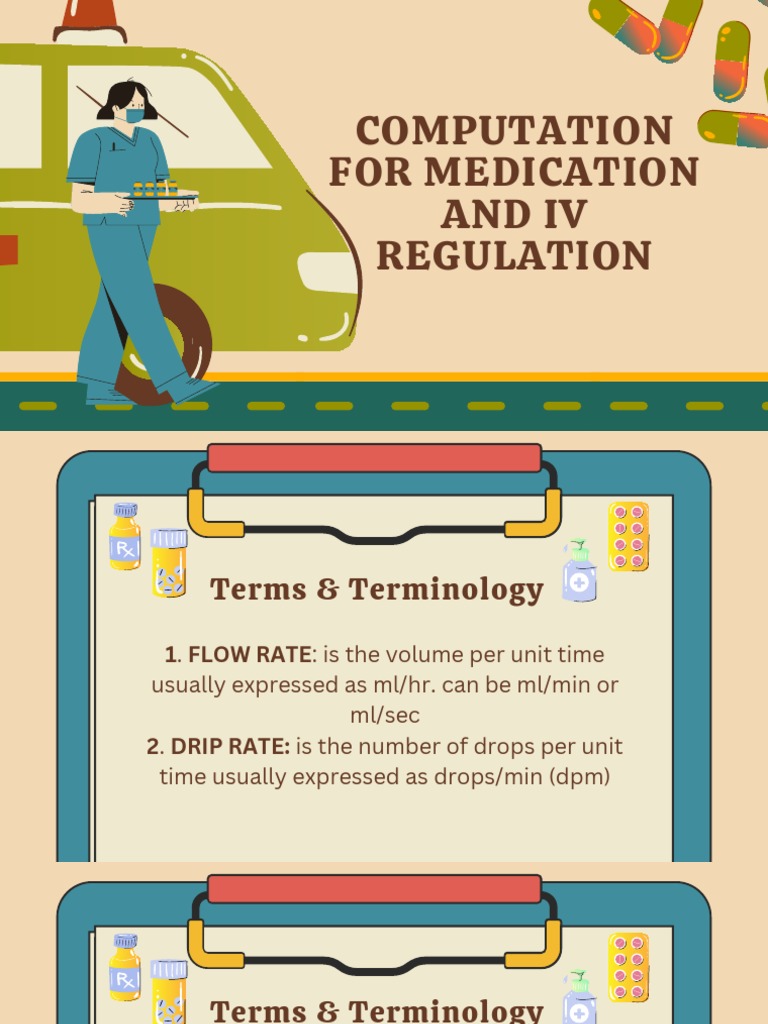 Computation For Medication and Iv Regulation | PDF