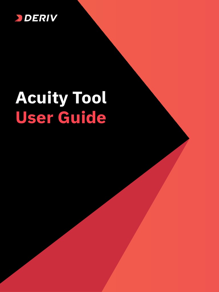Acuity Tool User Guide ROW | PDF | Market Trend | Prices