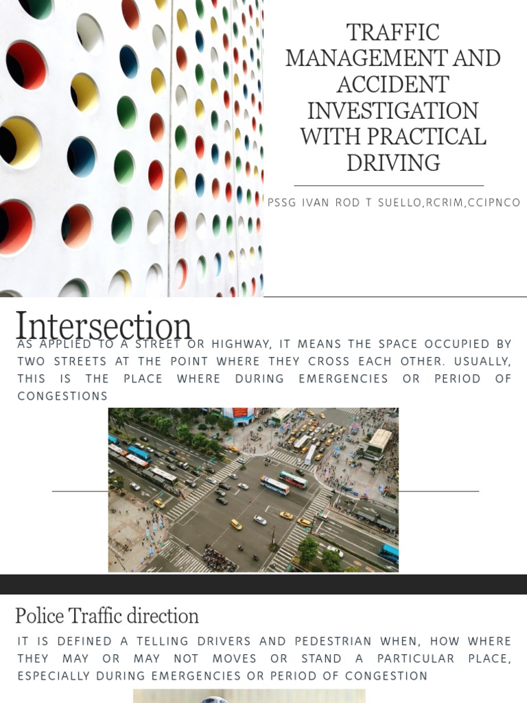 Module 6 Traffic Management | PDF | Traffic Collision | Traffic