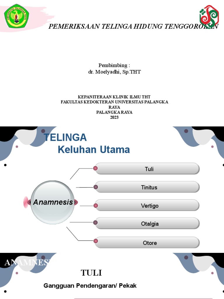 Pemeriksaan Fisik Telinga Hidung Tenggorokan | PDF Pemeriksaan Fisik Telinga Hidung Tenggorokan | PDF
